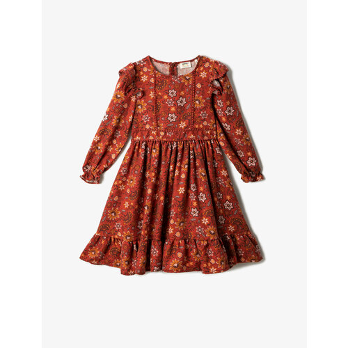 Платье KOTON, размер 134/140, коричневый