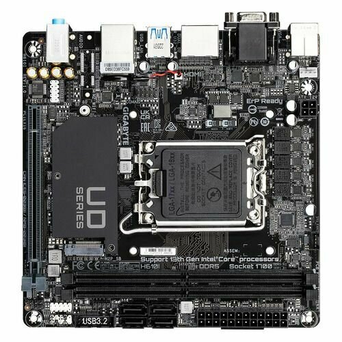 Материнская плата GIGABYTE H610I, LGA 1700, Intel H610, mini-ITX, Ret