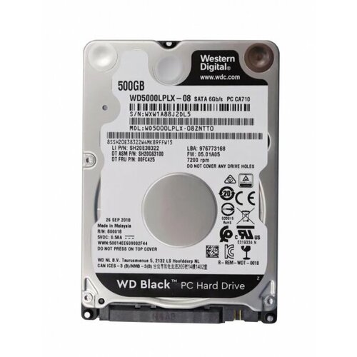 Жесткий диск IBM SH20G63100 500Gb 7200 SATA 2,5" HDD