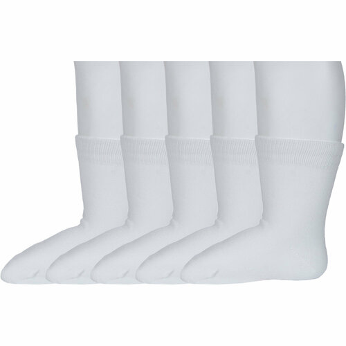 Носки RuSocks 5 пар, размер 9-10, белый