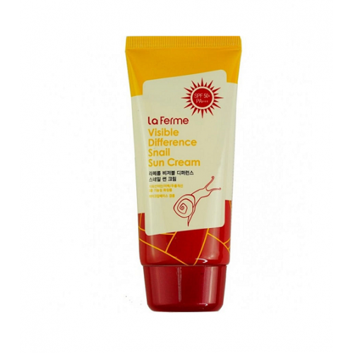 Farmstay Крем солнцезащитный улиточный Visible Difference Snail Sun Cream