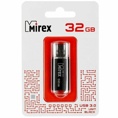 Память USB Flash 32 ГБ Mirex Unit [13600-FM3UBK32]