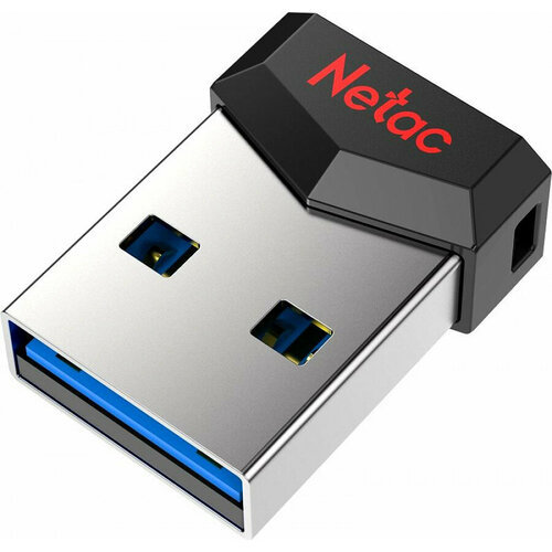 Флеш-накопитель USB 4GB Netac UM81 Ultra чёрный металл