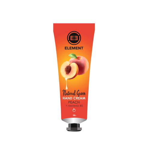 ELEMENT Крем для рук персик/пантенол В5 питательный, 30 гр