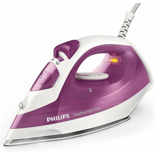 Утюг Philips GC1426/30, 1400Вт, фиолетовый/белый