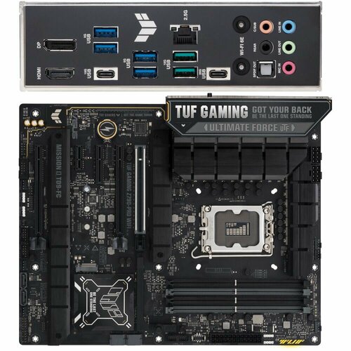 Материнская плата ASUS TUF Gaming Z790-Pro WiFi Z790 Socket-1700 4xDDR5, 4xSATA3, RAID, 4xM.2, 3xPCI-E16x, 6xUSB3.2, 2xUSB3.2 Type C, DP, HDMI, WiFi, 2,5Glan, ATX