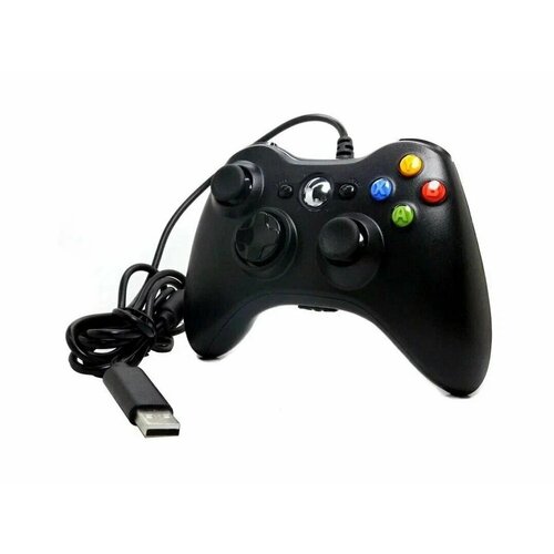 Геймпад (джойстик) для Xbox 360 и PC, черный
