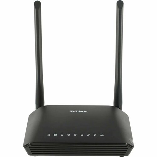 Wi-Fi роутер DIR-620S/RU/B1A, 300 Мбит/с, 4 порта 100 Мбит/с, чёрный