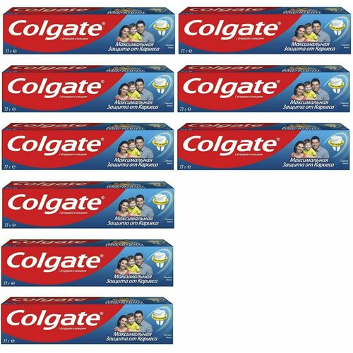 Colgate Зубная паста Защита от кариеса Свежая мята, 50 мл, 6 шт