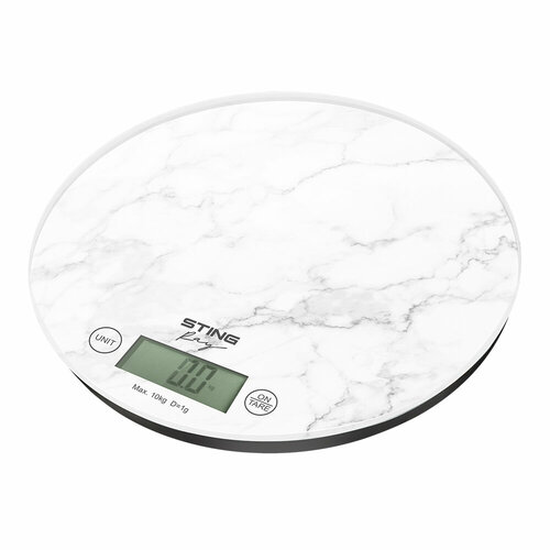 STINGRAY ST-SC5108A серый мрамор весы кухонные со встроенным термометром