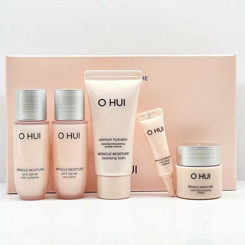 Набор миниатюр для лица O HUI MIRACLE MOISTURE 5pcs gift set