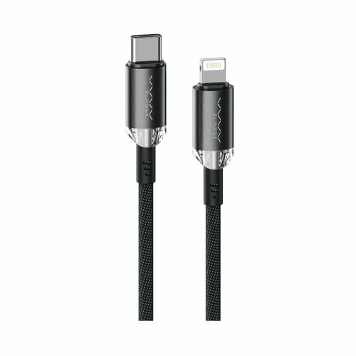 Кабель Vyvylabs Crystal Series Fast Charging Data Cable Type-C to Lightning 30W 1m VCSCL02 Black
