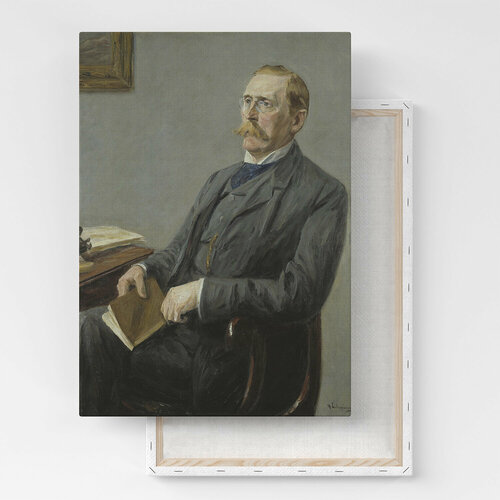 Картина на холсте, репродукция / Макс Либерман - Portrait of Dr / Размер 30 x 40 см