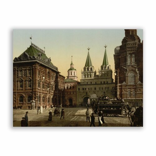 Постер, плакат на бумаге / The Gate of Notre Dame dIberia, Moscow, Russia / Размер 60 x 80 см