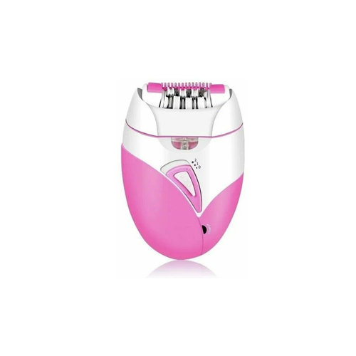 Эпилятор женский Kemei KM-189a беспроводной, бело-розовый / Машинка электрическая для удаления волос, депиляции, 2 скорости / Ручная аккумуляторная электробритва для ухода за телом