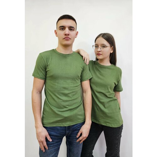 Футболка WELLWEAR, размер 50, хаки