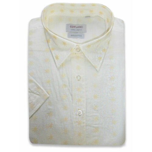 Рубашка Maestro, размер 52RU/L/170-178/42 ворот, белый