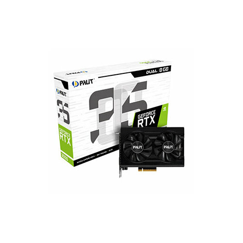 Видеокарта Palit GeForce RTX 3050 Dual 8GB (NE63050018P1-1070D)