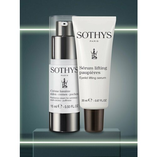 Sothys, Набор уходовой косметики для глаз Promo Eye Set - крем для глаз от морщин, темных кругов и отечности 15 мл + cыворотка для лифтинга век 20 мл