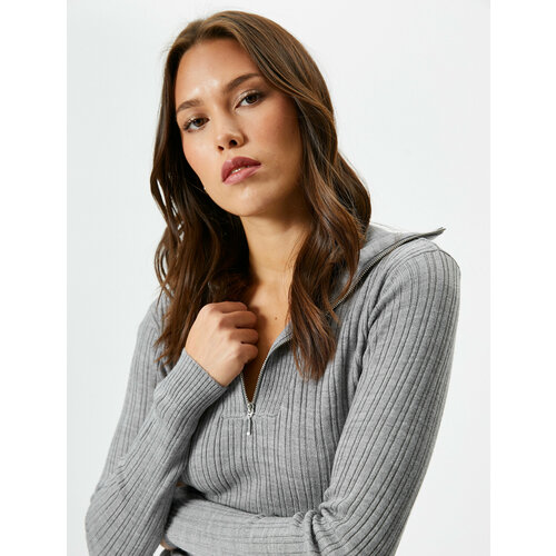 Пуловер KOTON, размер XS, серый