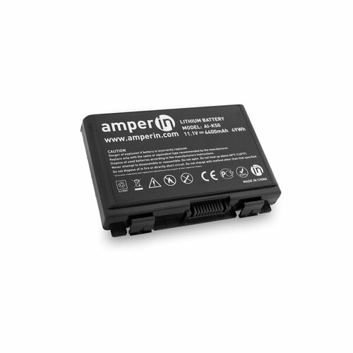 Аккумулятор Amperin для ноутбука ASUS K40IN 4400 mah 11.1V