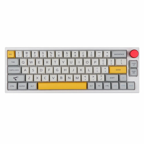 Клавиатура EPOMAKER TH66 Pro Keyboard Budgerigar White Sushi