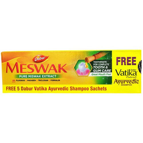 Зубная паста Мисвак Дабур, Meswak Toothpaste, Dabur, 200 г