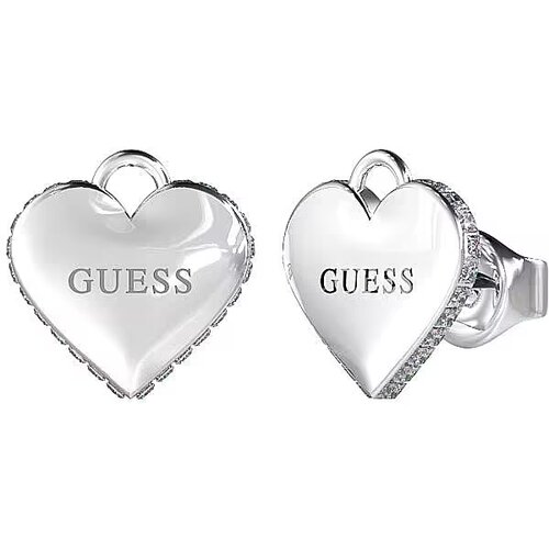 Серьги пусеты GUESS, серебряный