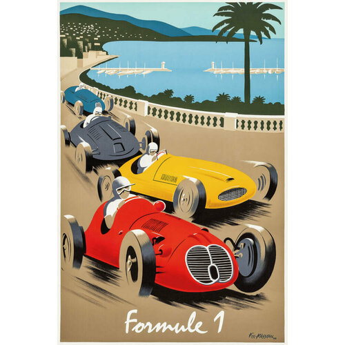 Постер (плакат) «Formula 1» 40x60 см.