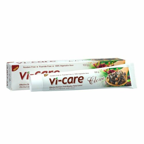 VI-CARE Зубная паста VI-CARE CLOVE с гвоздикой, 100 г