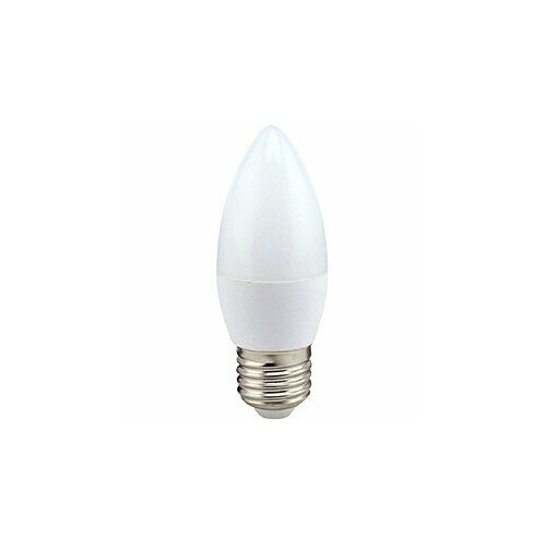 Светодиодная LED лампа свеча (композит) Ecola 8W (Вт) E27(е27) 2700K 210° 100x37 220V C7LW80ELC