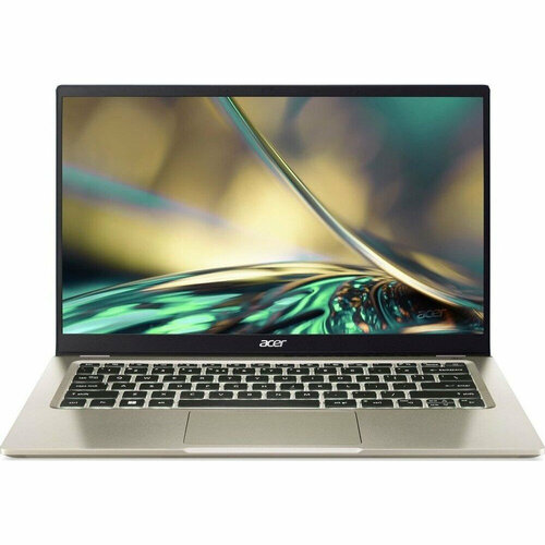 Ноутбук Acer Swift 3 SF314-512-52QA, 14" (1920x1080) IPS/Intel Core i5-1240P/8ГБ LPDDR4X/512ГБ SSD/Iris Xe Graphics/Без ОС, золотой (NX. K7NER.008)
