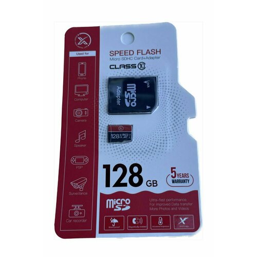 Карта памяти XO SPEED FLASH 128GB micro SDXC UHS-I U1