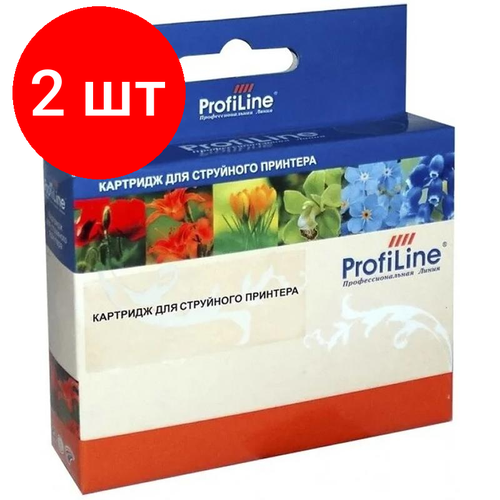 Комплект 2 штук, Картридж струйный ProfiLine PL-CLI-481Y XXL желт. для Canon Pixma TS6140