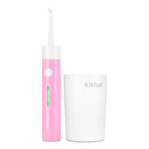 Ирригатор для полости рта Kitfort КТ-2957-1 бело-розовый