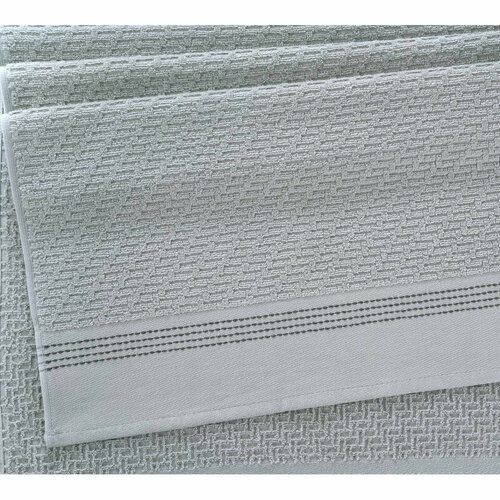 Полотенце 70х140 см махровое (Oqtosh Tekstil) Рольф серый