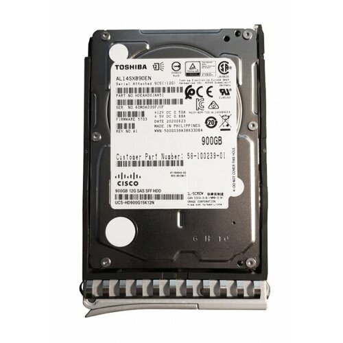 Жесткий Диск Cisco HDEAH00JAA51 900Gb 15000 SAS 2,5" HDD