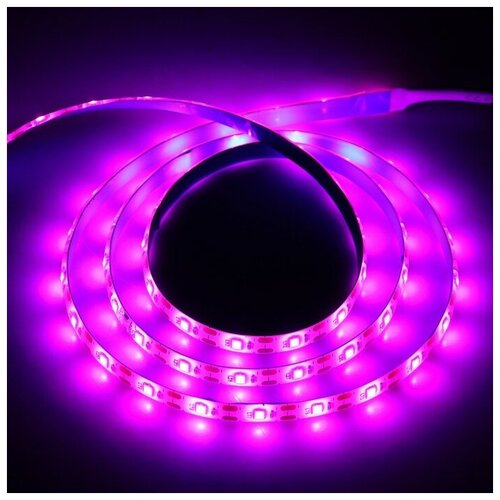 Фитолента светодиодная Luazon, 5 В, SMD5050, 1 м, IP20, 6.2 Вт, 60 LED/м, дим, USB