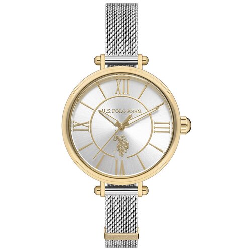 Наручные часы U.S. POLO ASSN. USPA2034-04, золотой, серебряный