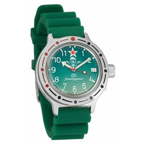 Наручные часы Восток Амфибия Мужские Амфибия 420307, зеленый