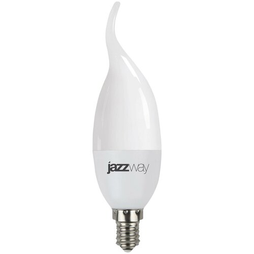 Светодиодная лампа JazzWay PLED Super Power 7W эквивалент 60W 3000K 530Лм Е14 свеча на ветру