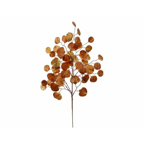 Декоративная ветка искристый эвкалипт, круглые листья, пластик, 72 см, Kaemingk 220529-1