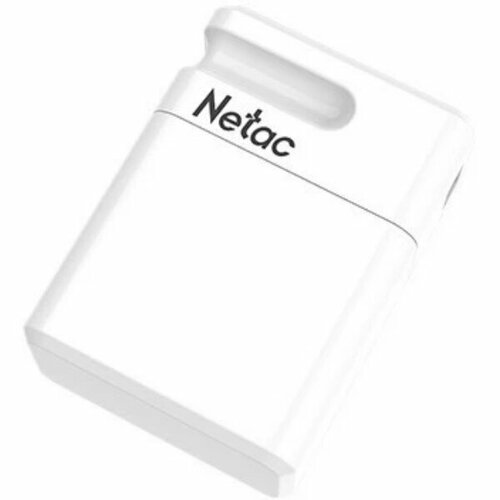 Память Flash USB 128 Gb Netac U116 (NT03U116N-128G-30WH), USB3.0, миниатюрная пластиковая белая