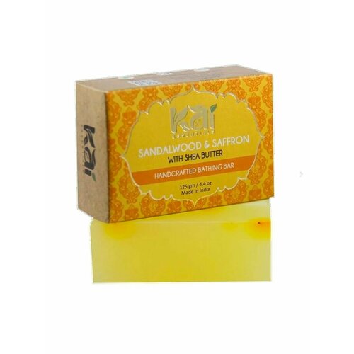 Мыло натуральное Сандал и Шафран (Sandalwood, Saffron) 125 г
