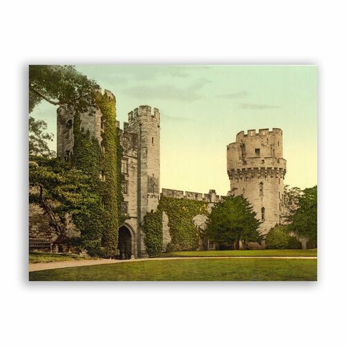 Постер, плакат на бумаге / The castle, Warwick, England / Размер 30 x 40 см