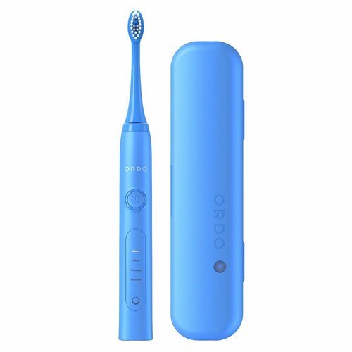Электрическая зубная щетка ORDO Sonic+ SP2000 с футляром для зарядки Sonic+ Arctic Blue, голубой