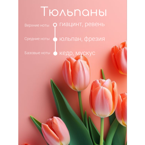 "Тюльпаны" ароматический диффузор с палочками 100 мл