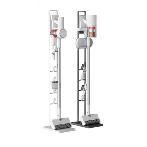 Напольная стойка-подставка (белая) ABC для вертикальных пылесосов Dyson / Xiaomi / Bosch / Tefal