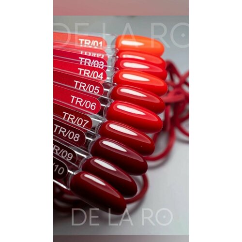Гель-лак Delaro, коллекция Town Red #005, 10 ml