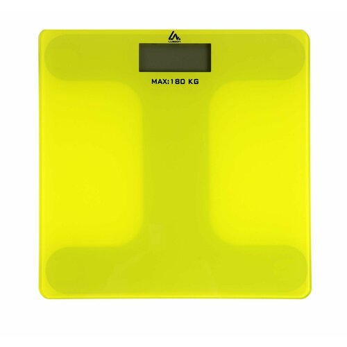Весы напольные Luazon LVE-006, электронные, до 180 кг, 2хAAА (не в комплекте), жёлтые